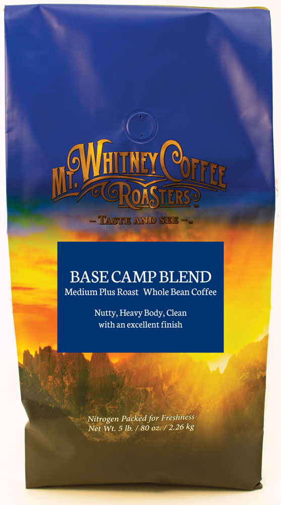 Base Camp Blend - 5lb Bag: Mt. Whitney Coffee Roasters