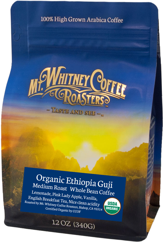 Ethiopia Organic Guji Kercha Dubissa Bedessa - 12oz Bag: Mt. Whitney Coffee Roasters