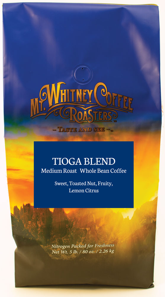 Tioga Blend - 5lb Bag: Mt. Whitney Coffee Roasters