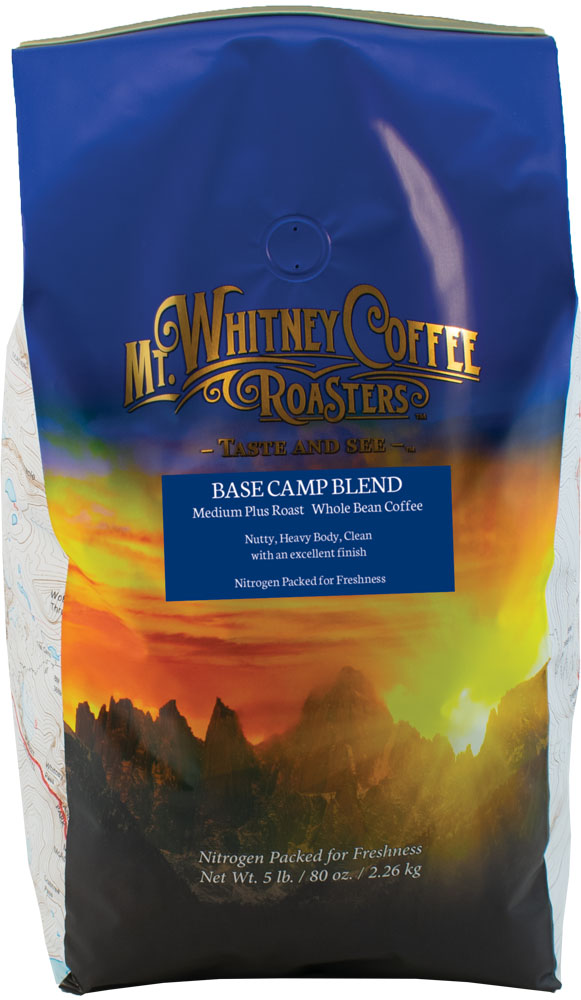 Base Camp Blend - 5LB Bag: Mt. Whitney Coffee Roasters